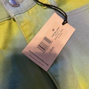 WeWoreWhat | Shorts | Nwt We Wore What Tie Dye Flare Bell Shorts | Poshmark